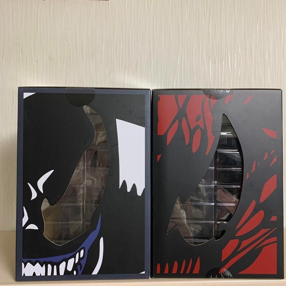 MARVEL VENOM Happy Kuji Venom Carnage Figure Kotobukiya Set of 2 ...