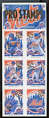 New York Mets 1996 Pro Stamps Stickers Team Set 5 Players Jeff Kent ...