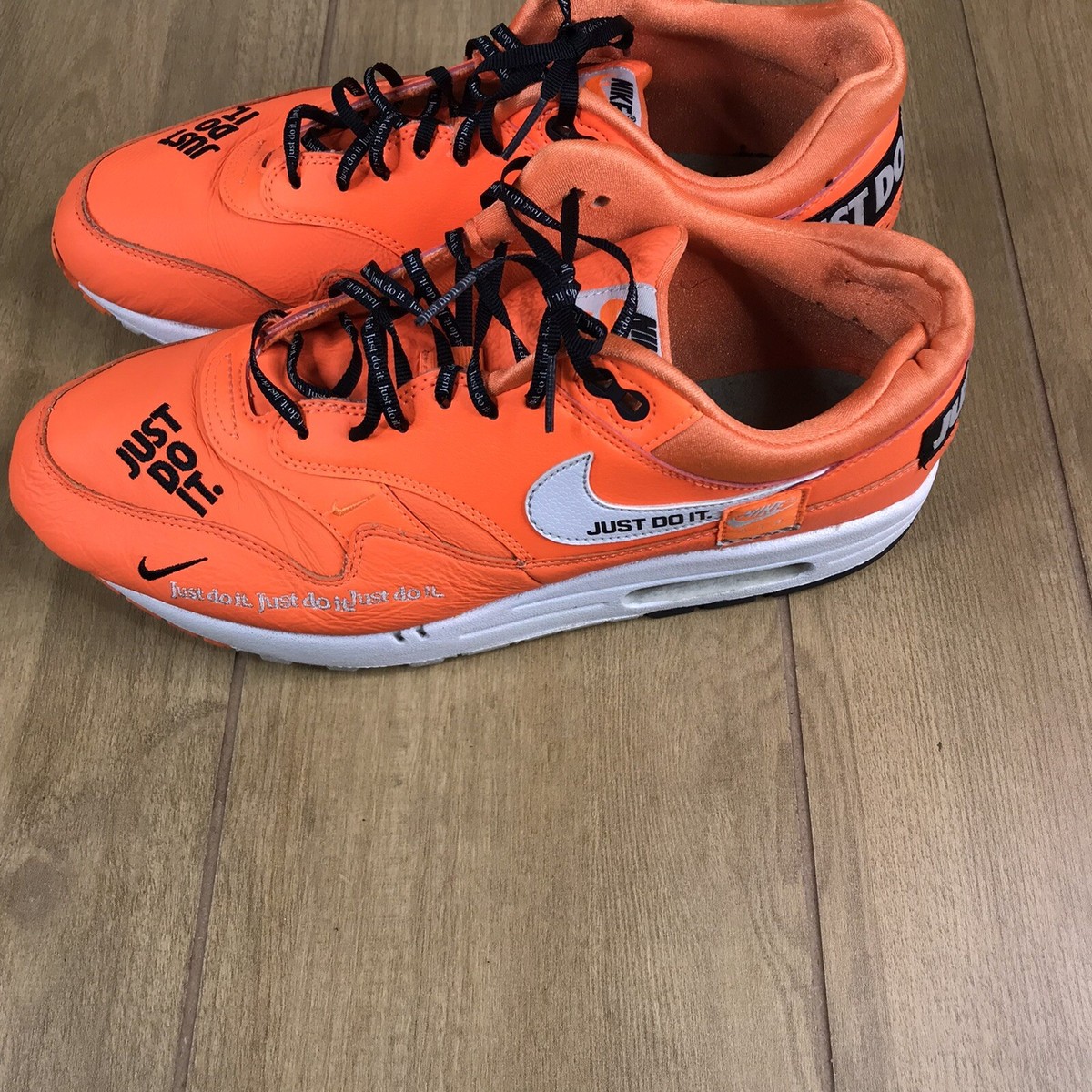 AIR MAX 1 LX WMNS JUST DO IT TOTAL ORANGE/WHITE-BLACK 917691 AIR MAX 1 LX WMNS JUST DO IT TOTAL ORANGE/WHITE-BLACK 917691