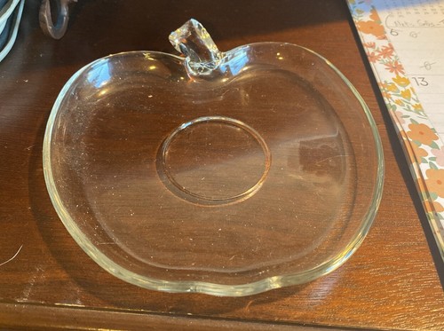 7-Glass Apple Coasters Trinket Dishes Vintage Tea Light Candle | eBay