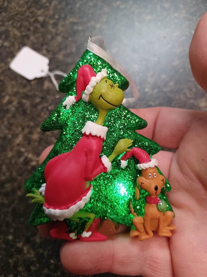 Hallmark Dr. Seuss Ornament Grinch Light Up Christmas Tree | eBay
