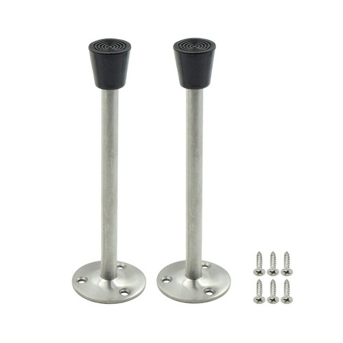 Door Stopper Stainless Steel Wall Mount Doorstop with Rubber Tip 16 ...
