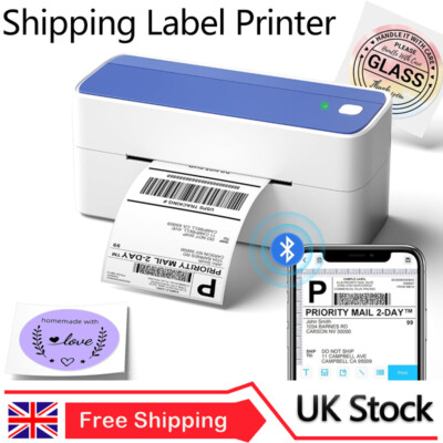 Phomemo Thermal Label Printer Bluetooth 4x6 Shipping Label for Royal ...