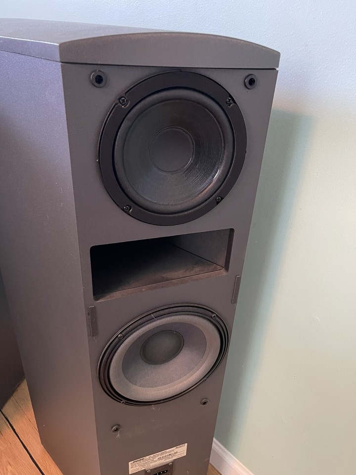 VTG Bose 701 Series II Floor Standing Speakers Pair Graphite Gray CORDS ...