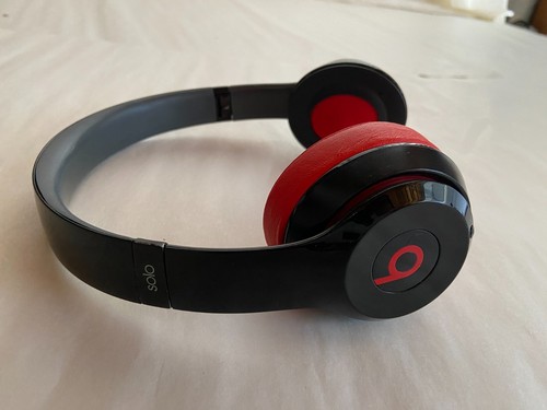 Untested Beats Solo Headphone Model Black & Red | eBay