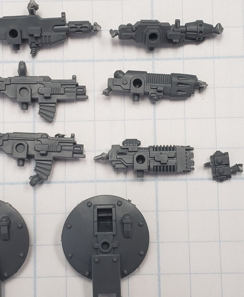 30K Space Marine Bits Tank Upgrade HUS Combi Bolter Set - Plasma Melta ...