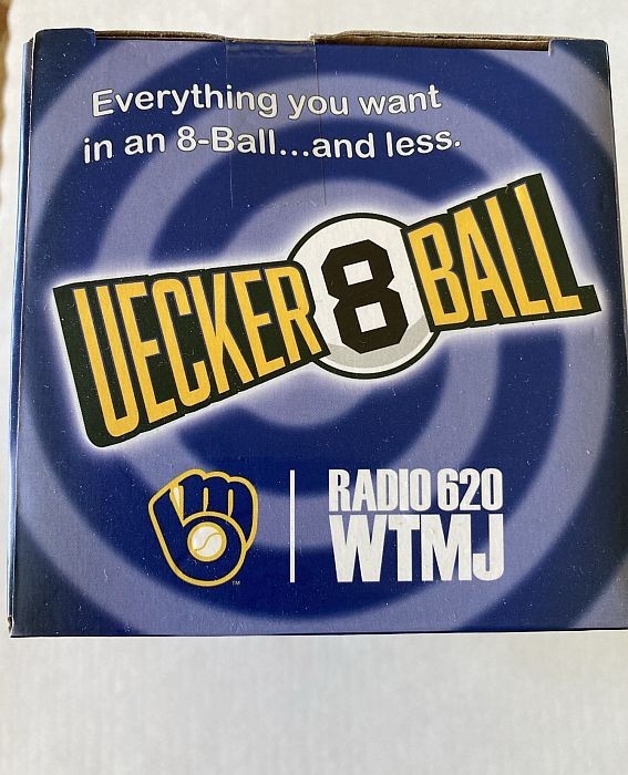 Bob Uecker Magic 8 Ball Give Away Brand New In Box Milwaukee Brewers ...