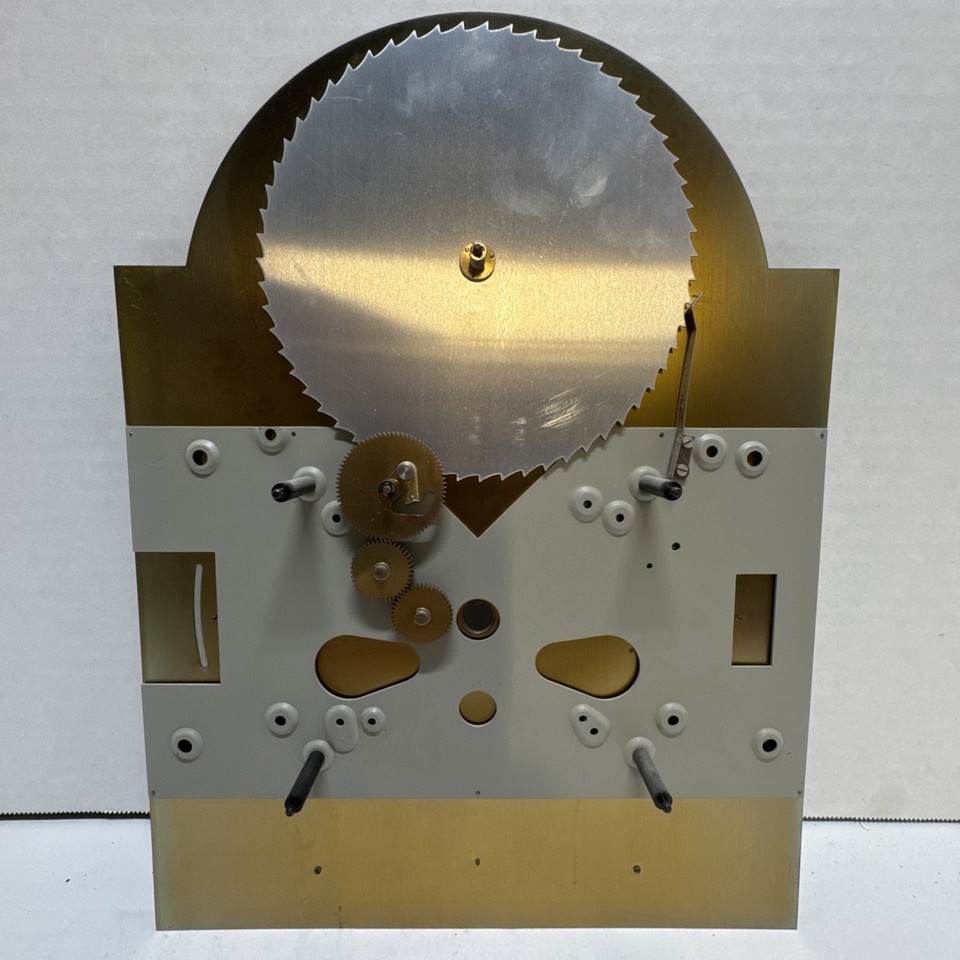 HOWARD MILLER AUTHENTIC GRANDFATHER CLOCK MOVEMENT FACE PLATE numbers ...