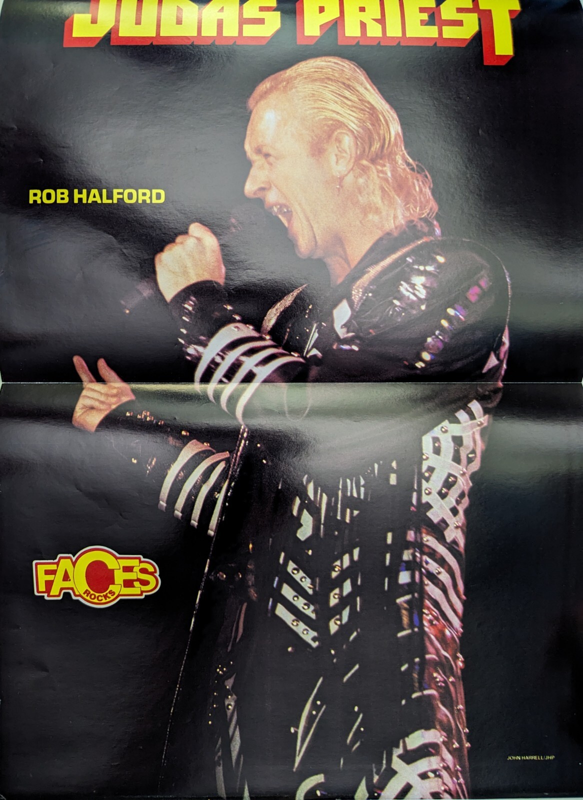 Faces Rocks Magazine September 1986 David Lee Roth, Rob Halford, KISS ...