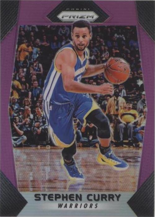 2017-18 Panini Prizm - Stephen Curry #41 Purple Prizm /75 for sale ...