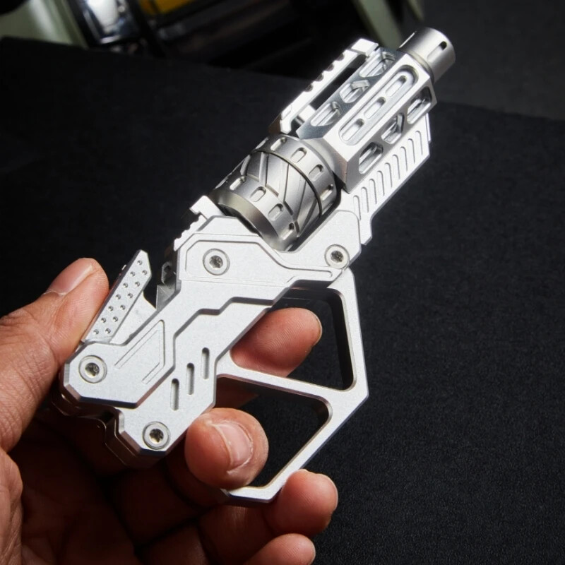 QT-3000 Revolver Push Slider Gun Spinner Button Fingertip Gyro EDC Toy ...