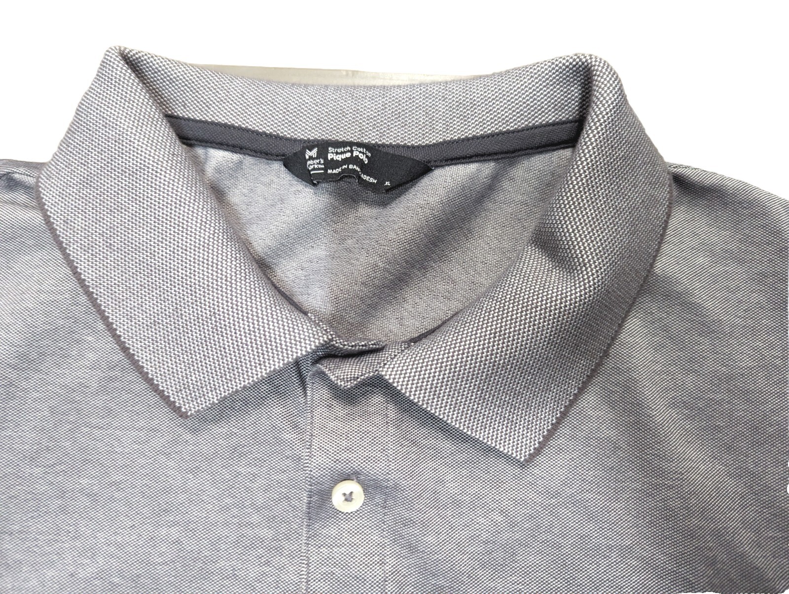 Members Mark Performance Pique Polo Golf Shirt Mens S… - Gem