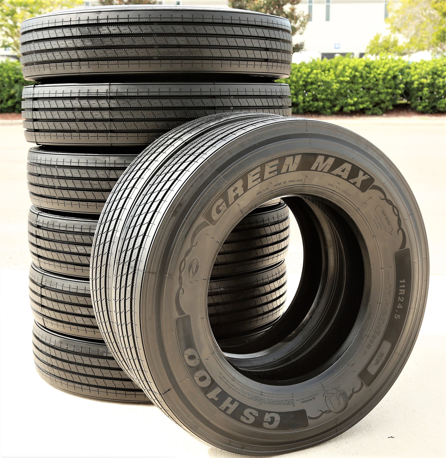 4 Tires Green Max GSH100 11R24.5 Load H 16 Ply Steer Commercial | eBay