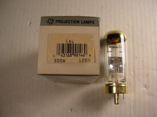 GE General Electric CAL 300W 120V Projection Lamp Projector Bulb NOS | eBay