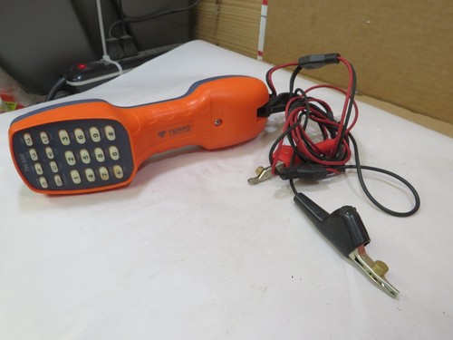 Tempo TM-500 Telephone Test Set Lineman'S Butt Set Tele-Mate Works Clip ...