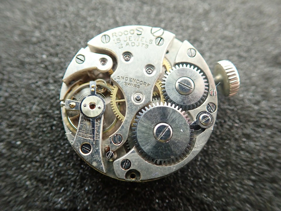 VINTAGE 23.4MM ROCO LANGENDORF SWISS POCKET WATCH MOVEMENT - RUNNING | eBay