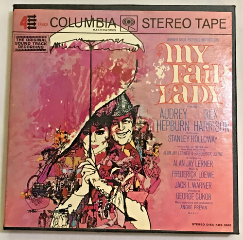 7-1/2ips My Fair Lady Original Soundtrack Audrey Hepburn Rex Harrison ...