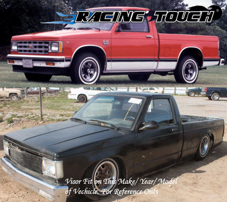 Window Visors Rain Chevy Chevrolet S10 S-10 82 83 84 85 86 87 88 89 90 ...