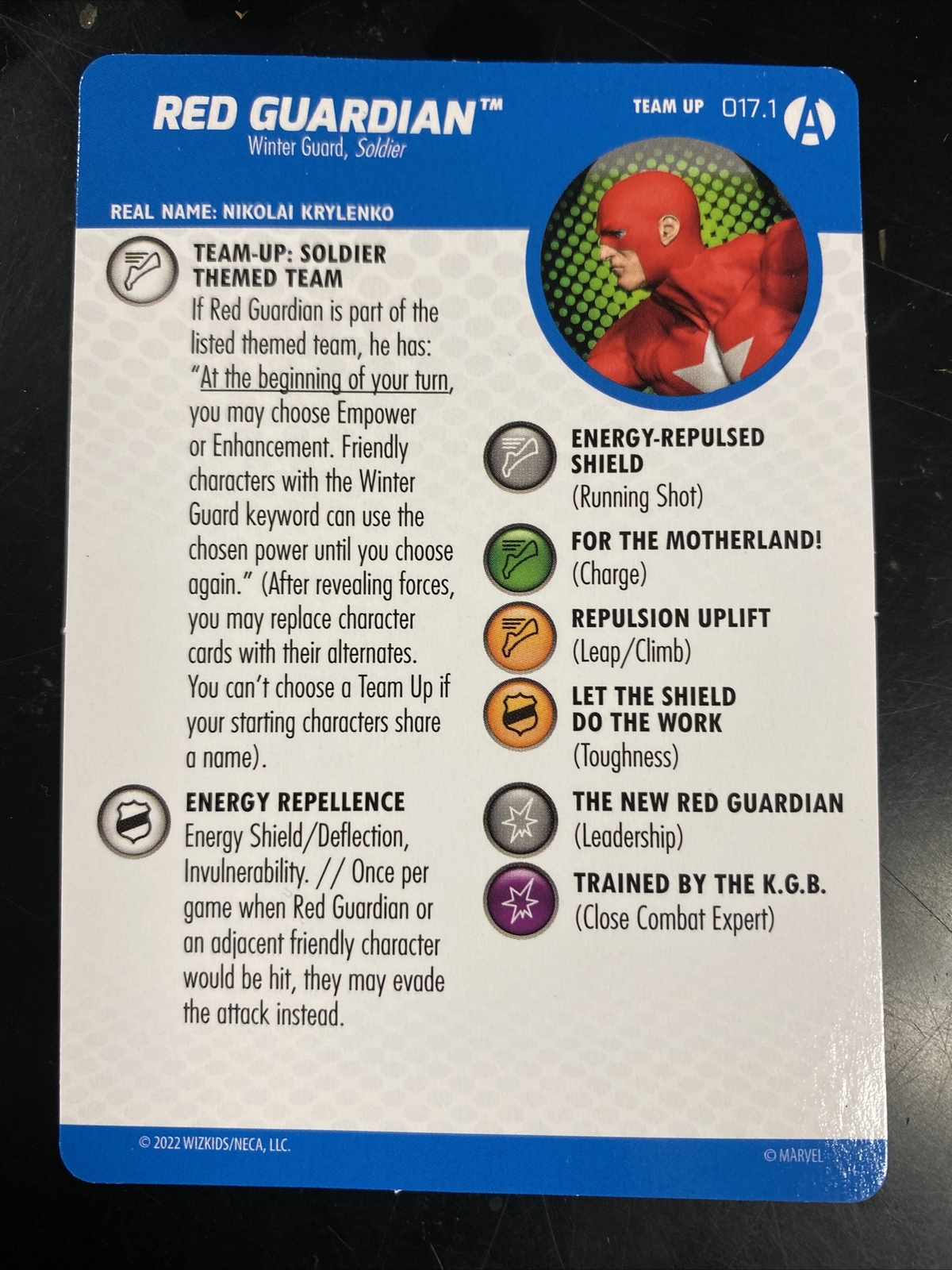 Marvel Heroclix Avengers Forever Red Guardian 017.1 Team Up Card | eBay