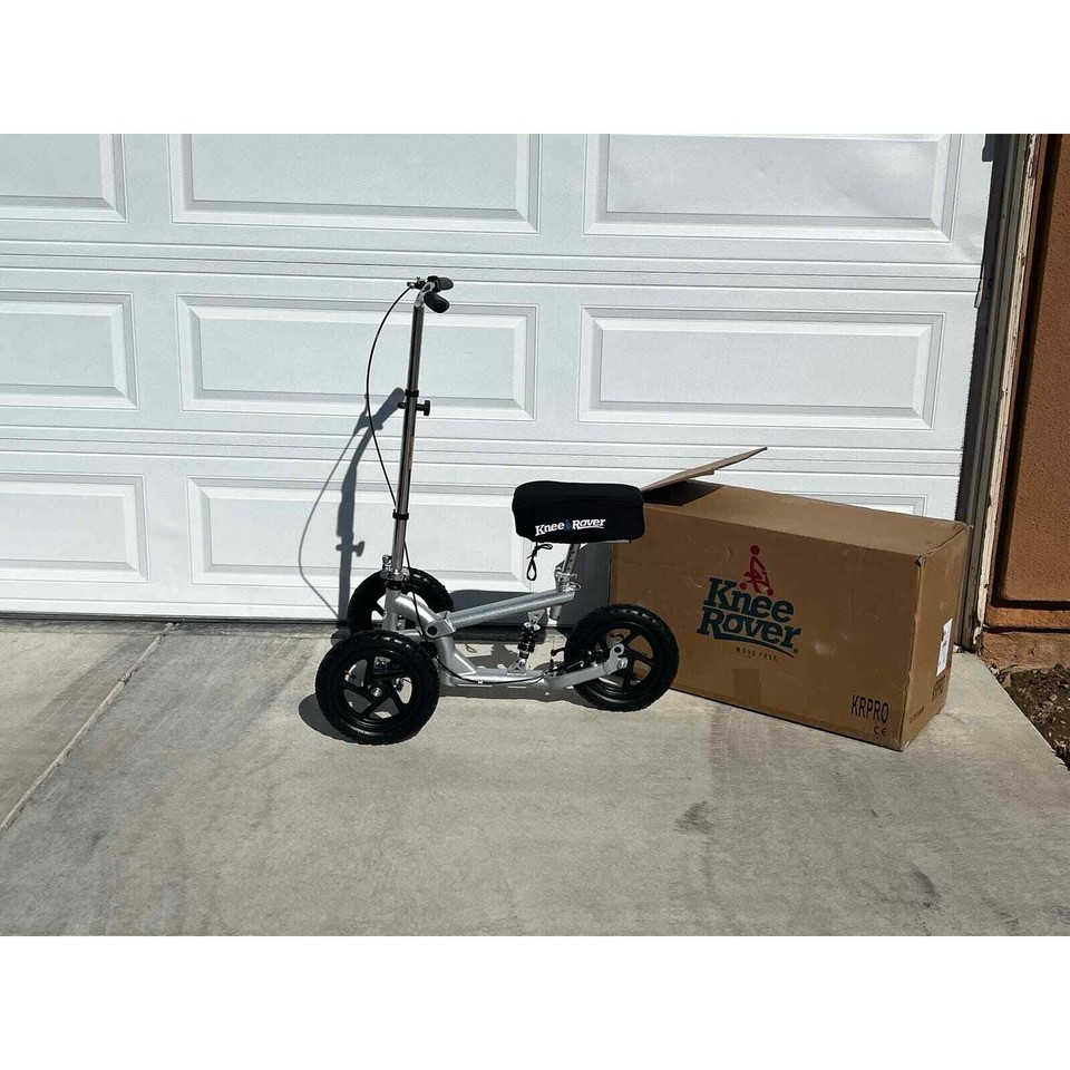 "Ultimate Mobility: Knee Rover Pro All Terrain Knee Scooter - Silver ...