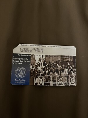 NYCT MTA MetroCard - Polaski Day Parade | eBay