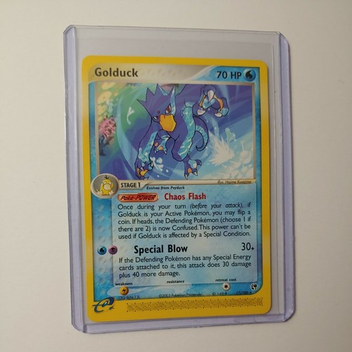 Golduck 17/100 EX Sandstorm 2003 Non-Holo Rare Pokemon Card Near Mint ...