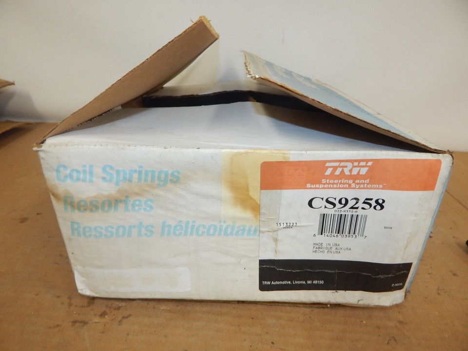 New TRW CS9258 Coil Springs Pair Set Front 45H0215 630.40018 277-3278 ...