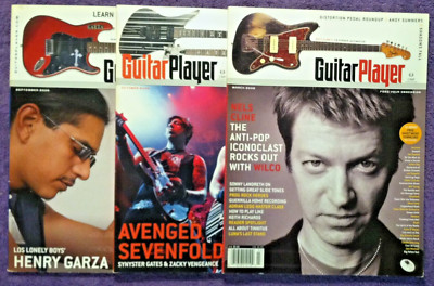 3x 🔥GUITAR PLAYER MAGAZINE🔥 Featuring Henry Garza Avenged Sevenfold ...