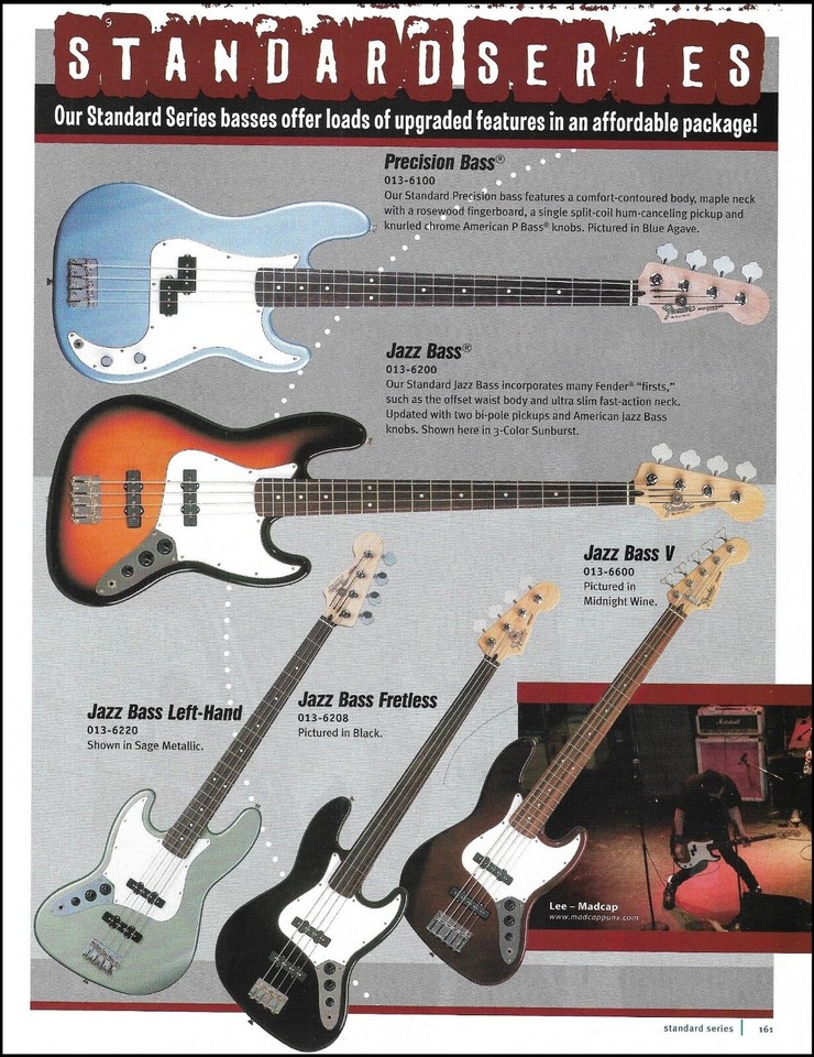 Fender Jazz Bass Artist Series Reggie Hamilton Jaco Pastorius ...