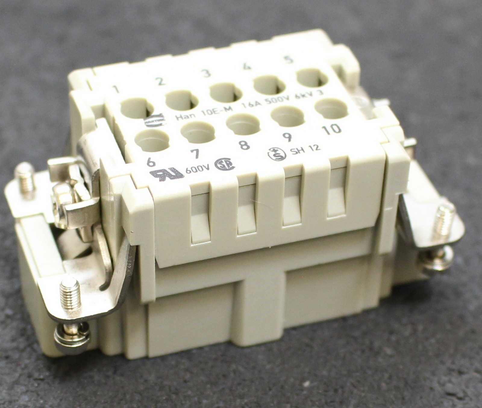 HARTING 5 Stück Buchseneinsatz HAN 10E M C 09330102602 02 ...