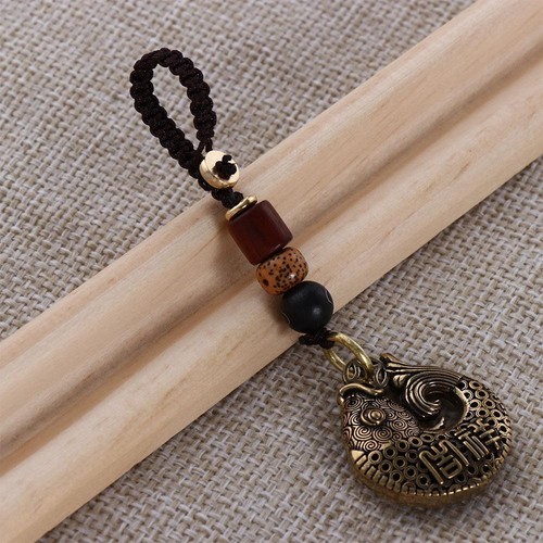 Pendants Tibetan Buddhism Lucky Fish Keyfob Brass Key Rings Car Key ...