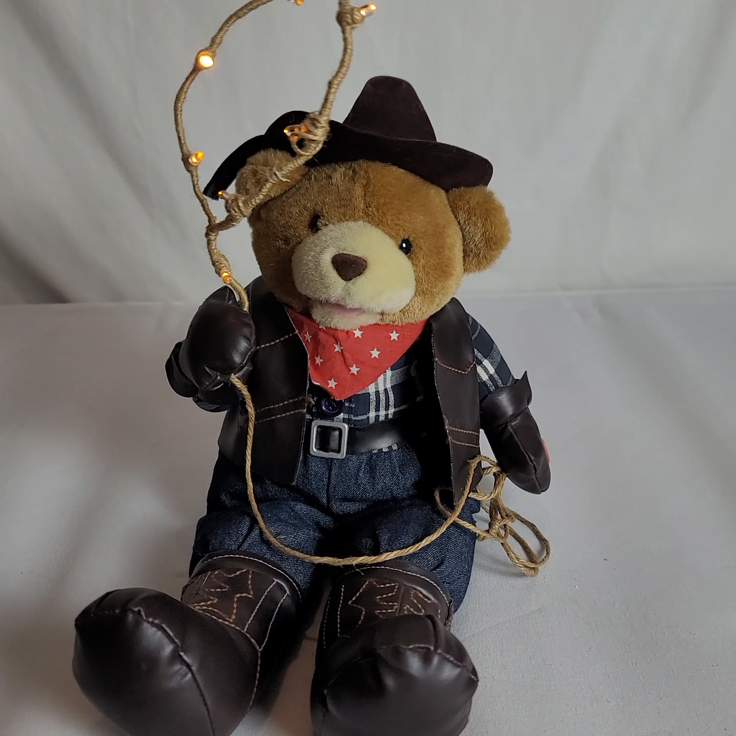 Singing Dancing Plush Cowboy Bear Aurora World Lasso Stuffed Animal ...