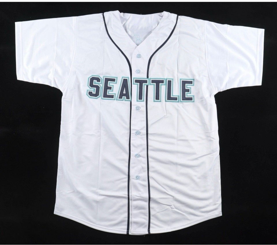 Julio Rodriguez Signed Custom Seattle Mariners Jersey Inscribed "JROD ...