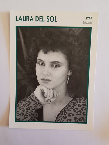 LAURA DEL SOL - CARTE FICHE CINEMA PORTRAIT DE STAR | eBay