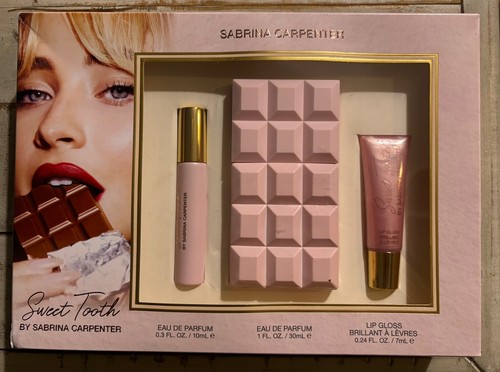 Sweet Tooth Sabrina Carpenter 1 fl oz 0.3 Oz EDP Perfume Lip Gloss Gift ...