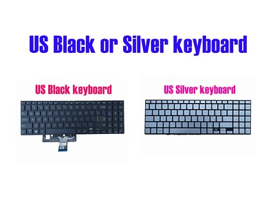 US Silver or Black keyboard for Asus S533F S533FA S533FL S533J S533JQ ...