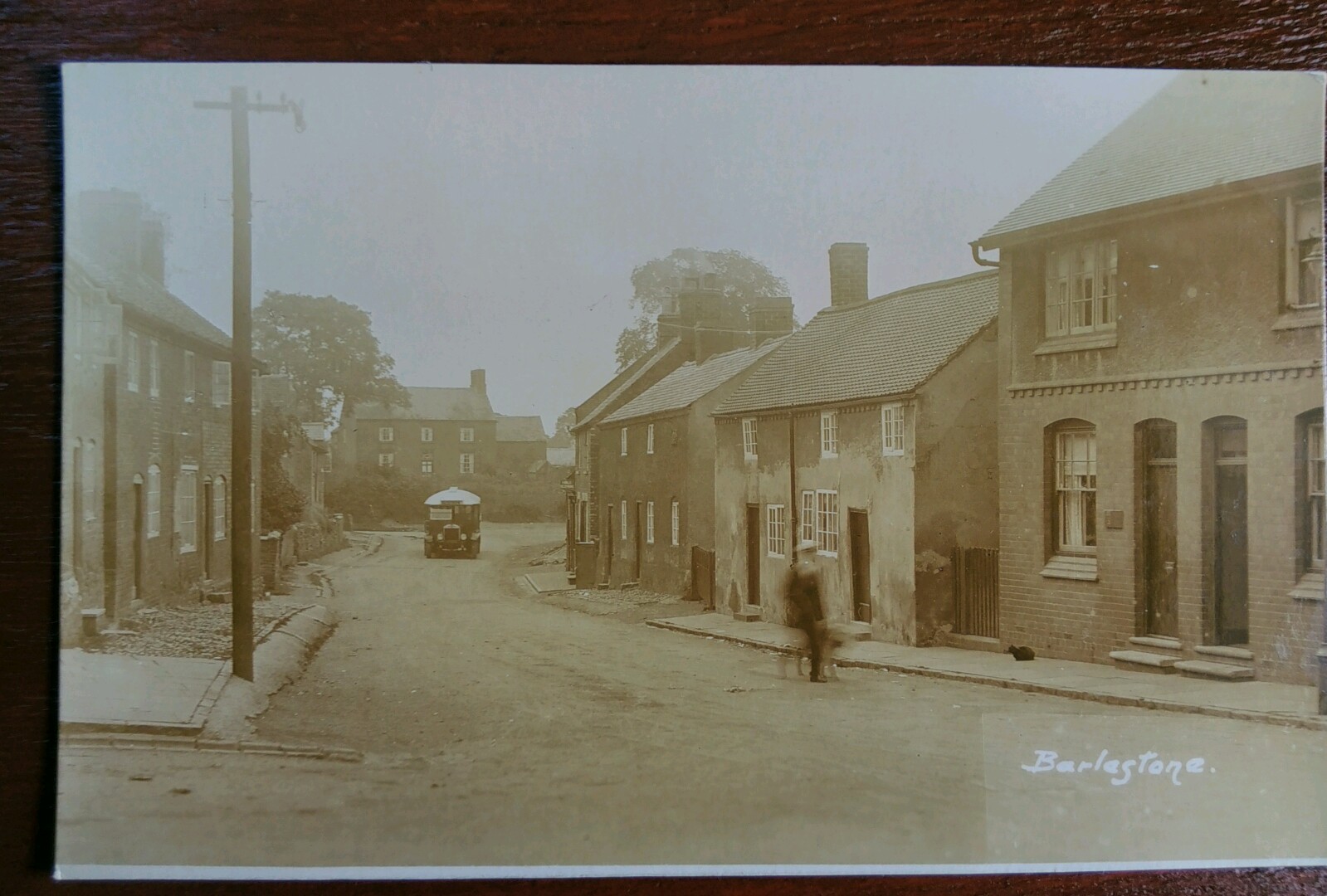 BARLESTONE NEAR LEICESTER OLD BUS POSTCARD | eBay UK