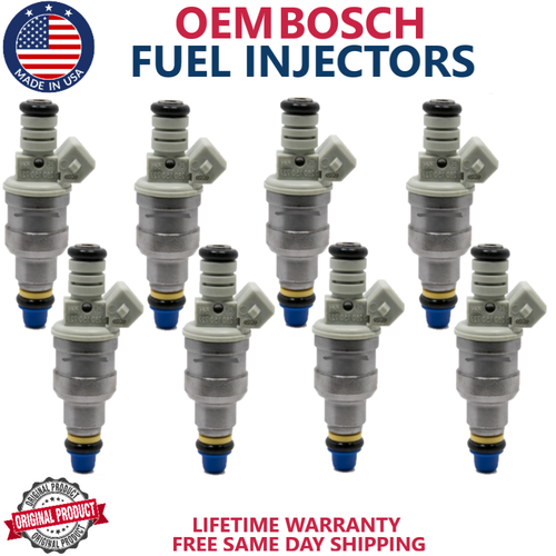 8/Unit OEM BOSCH Fuel Injectors For 1986-1991 Ford 5.0L/5.8L/7.5L V8 | eBay