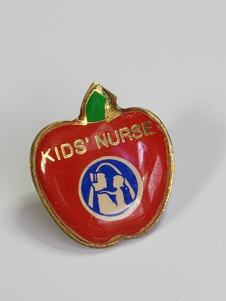 Kids Nurse Apple Lapel Pin Small Size | eBay