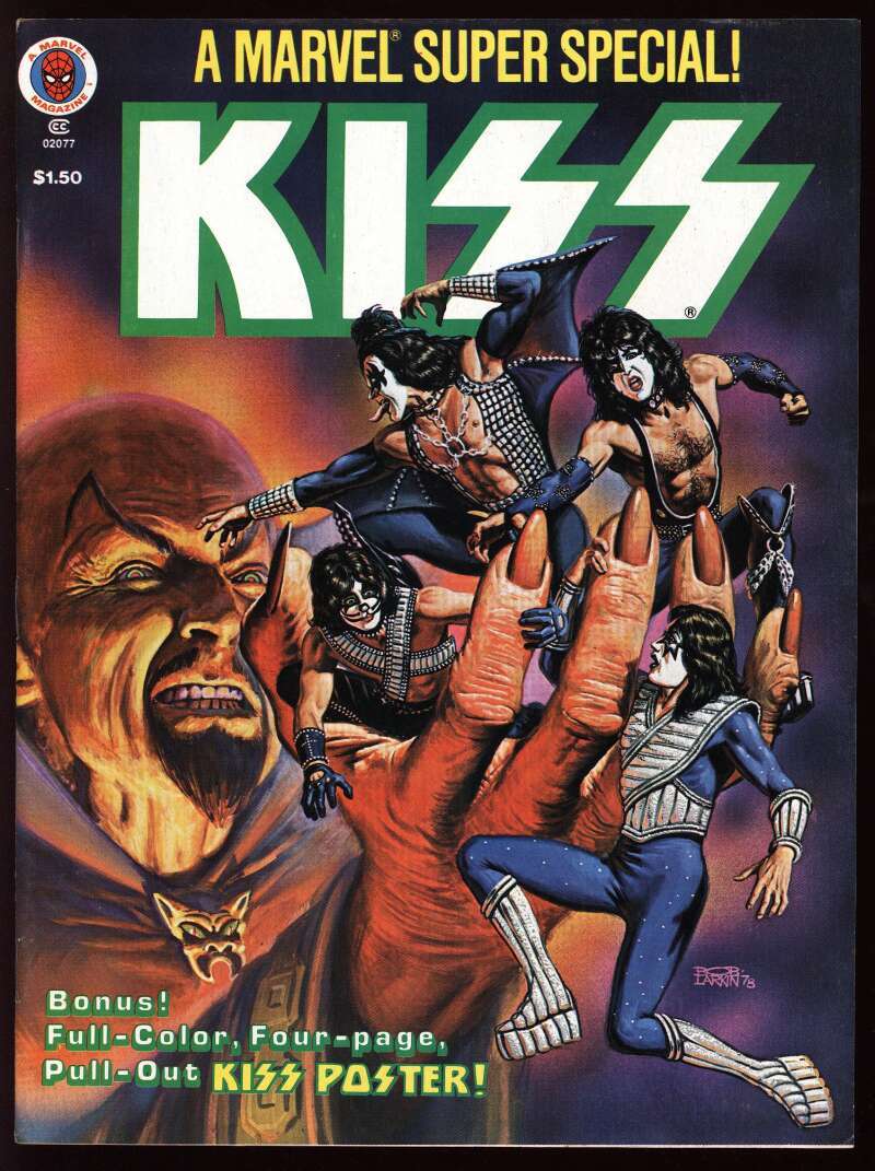 Kiss Marvel Heavy Metal KISS Marvel Comics Super Special #1