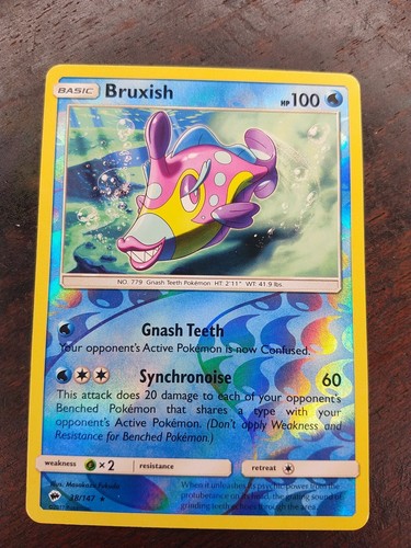Pokémon TCG Bruxish Burning Shadows 38/147 Reverse Holo Rare | eBay