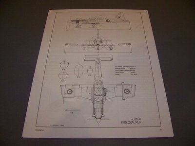 VINTAGE..HUNTING FIRECRACKER..3-VIEWS/CROSS SECTIONS/SPECS...RARE ...