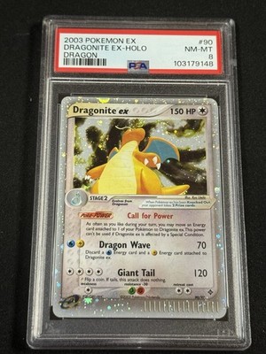 2003 Pokemon Ex Dragon Dragonite Ex Holo Psa 8 Nm-mt | eBay