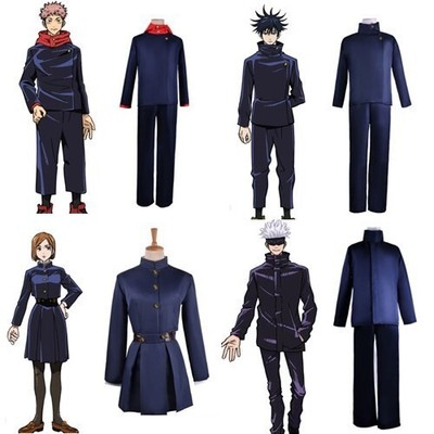 Anime Jujutsu Kaisen Cosplay Costume Itadori Yuji Fancy Dress Halloween ...