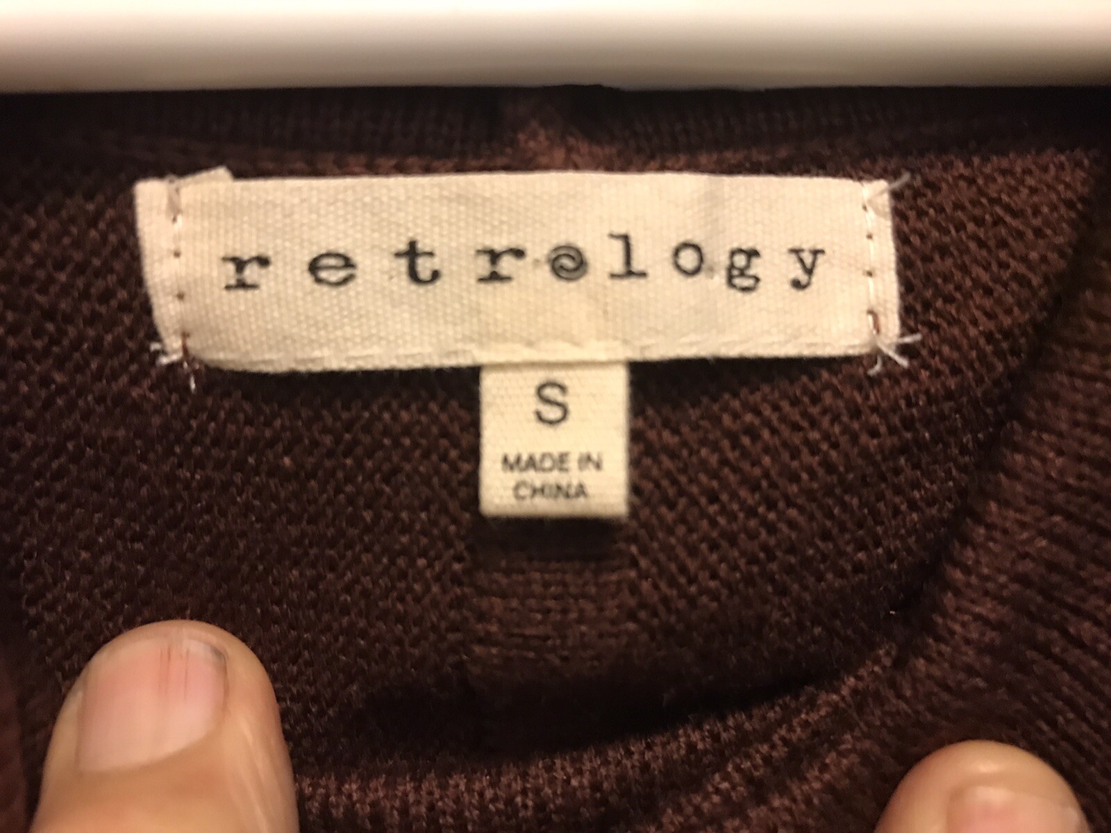 retrology sweater Top Small New With Tags Color Rum Raisin | eBay
