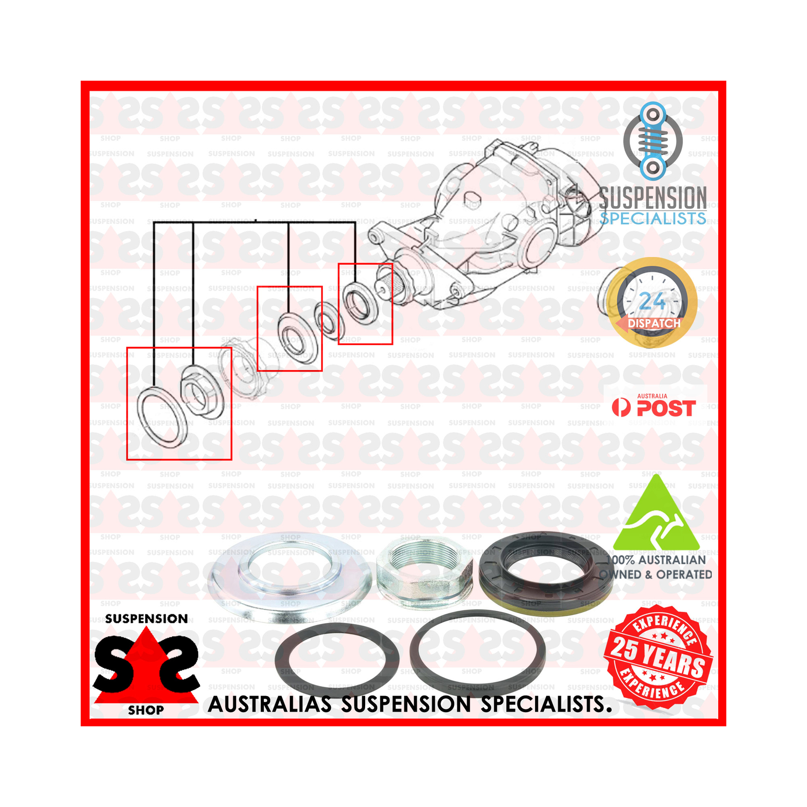Rear Shaft Seal, Differential Suit MINI Mini Countryman (R60) Cooper S ...
