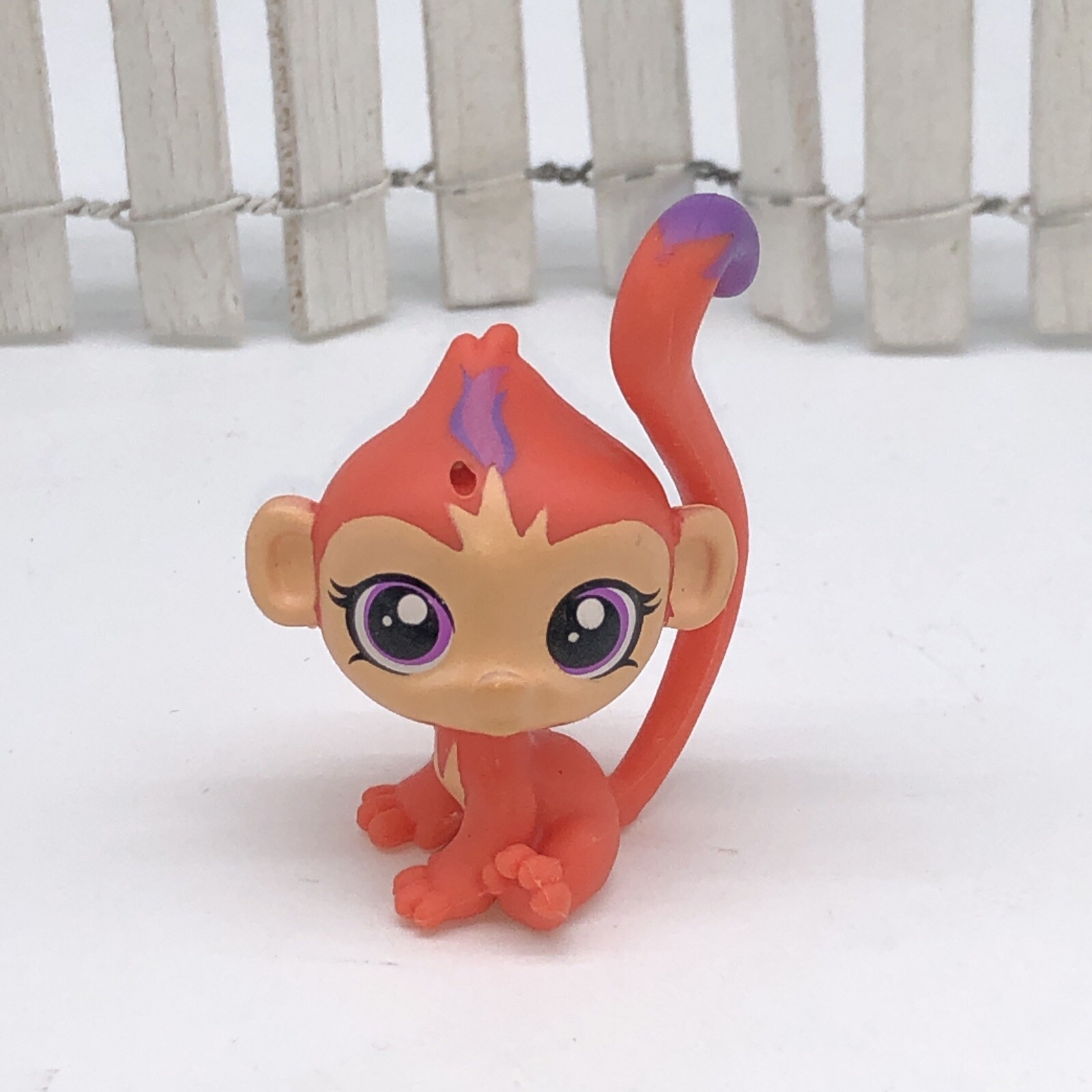 Littlest Pet Shop LPS MINI Monkey #246 Simi Simian Orange | eBay