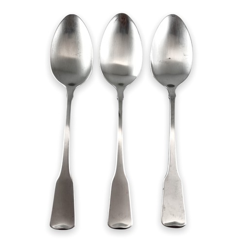 Oneida Stainless Dessert Soup Spoons American Colonial Satin Flatware ...