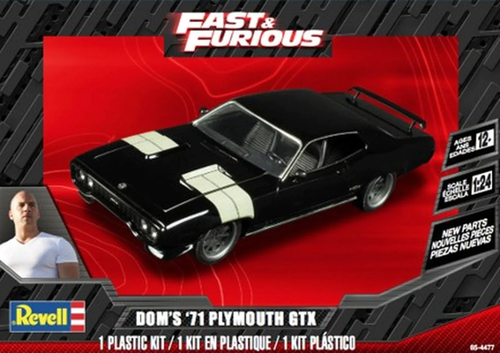 Revell 1/24 Fast and Furious Dom's Plymouth GTX 1971 854477 | eBay