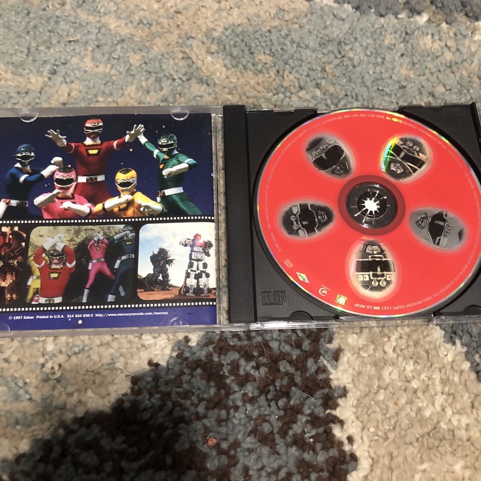 Turbo: A Power Rangers Movie Soundtrack CD And DVD Retro 90s OOP Bonus ...